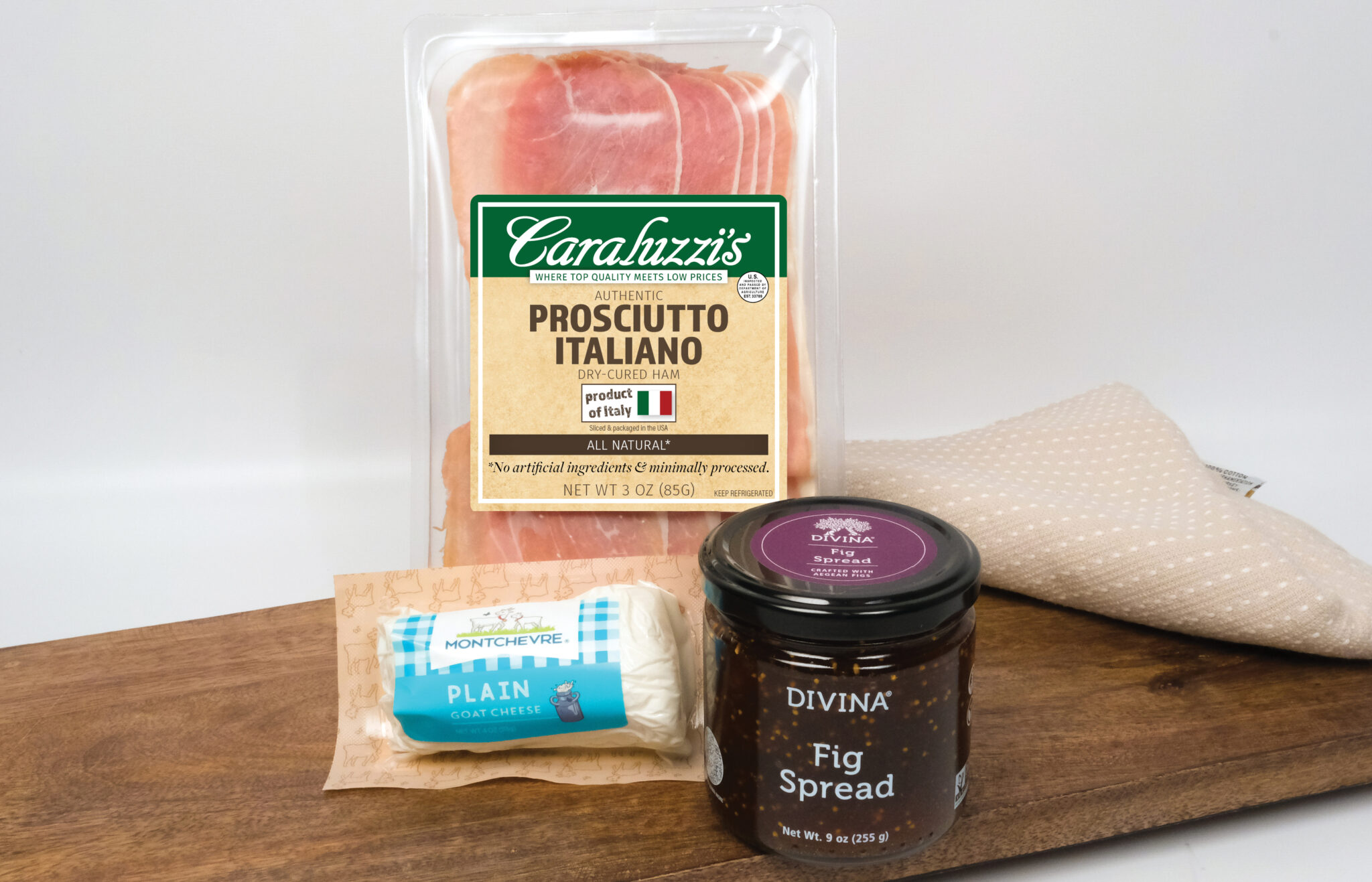 Prosciutto, Fig & Goat Cheese Rolls | Caraluzzi's Markets